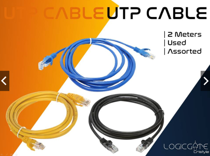 UTP CABLE 2 Meters CAT 6 Heavy Duty Internet Cable | Lazada PH