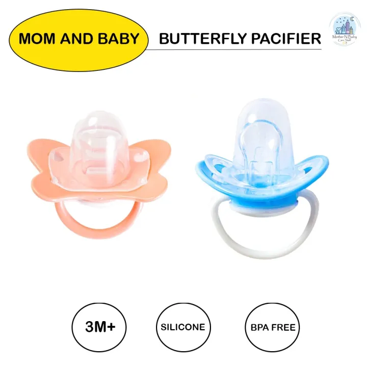 Mom & Baby Butterfly Shape Pacifier Pink | Lazada PH