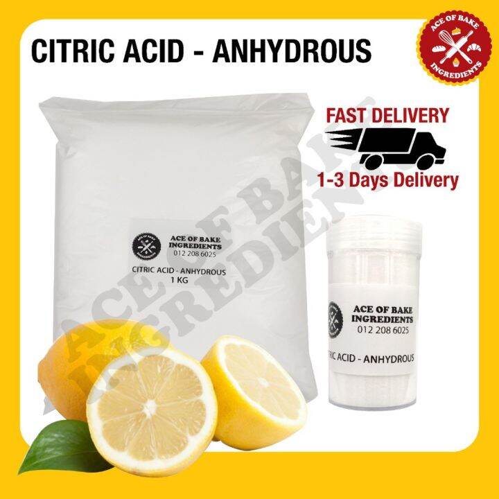 Citric Acid (Food / Pharmaceutical Grade / Gred Makanan / Farmaseutikal ...