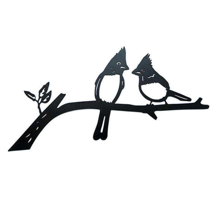 Metal Cardinal Tree Stake Metal Stake Yard Art Abstract Metal Bird ...