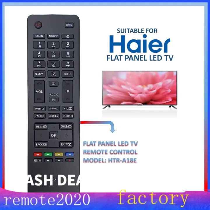 HAIER FLAT PANEL LED TV REMOTE CONTROL HTR-A18E ( FOR HAIER REPLACEMENT ...