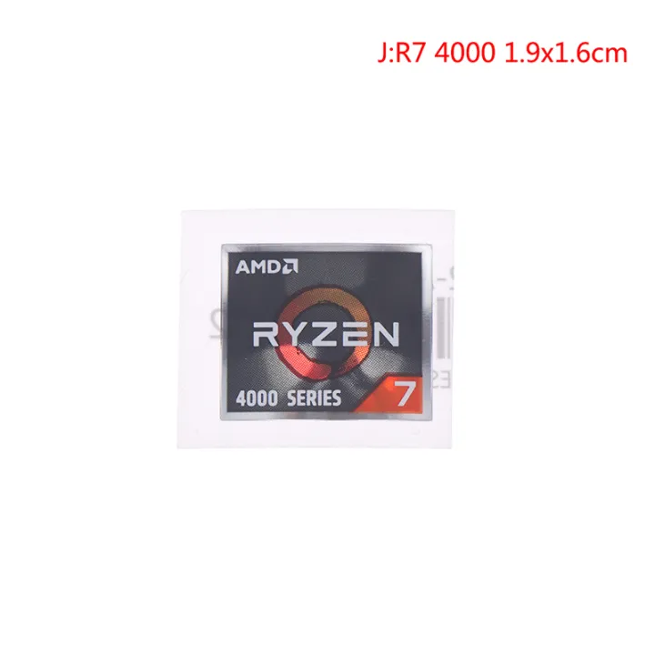 Legend AMD Processor Series Sticker ATHLON Ryzen R 3 5 7 Logo PRO7 ...