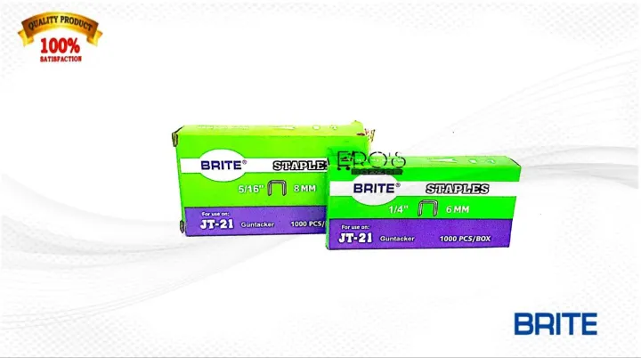 BRITE Gun Tacker Staple Wire (JT-21) | Lazada PH