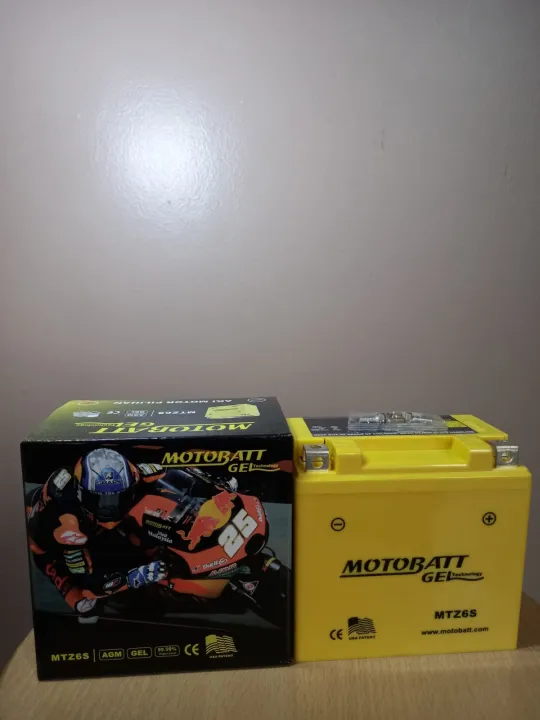 Aki motor honda vario 125, 150 motobatt mTZ6s aki motor gel | Lazada ...