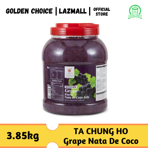 GRAPE NATA DE COCO 3.85KG Coconut Jelly Drink Topping - Imported from ...