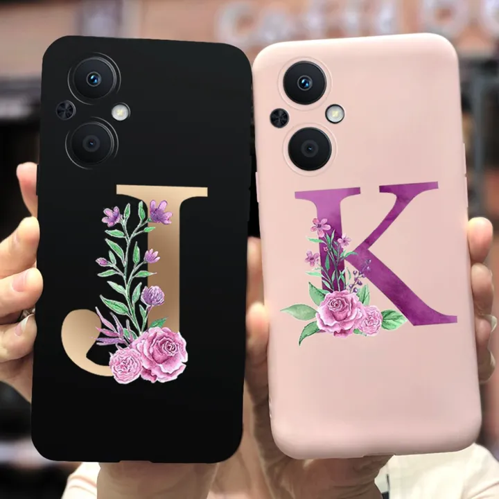 เคสสำหรับ Oppo Reno7 Z 5G CPH2343ตัวอักษรคู่น่ารักเคสซิลิโคนนิ่มสำหรับ ...