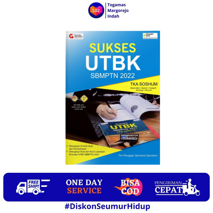 SUKSES UTBK SBMPTN 2022 (TKA SOSHUM) KARYA TIM PENGAJAR GANESHA OPERATION | Lazada Indonesia