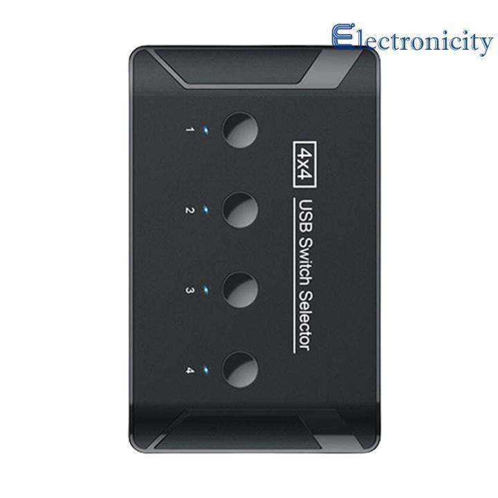 KVM Switch USB2.0/3.0 KVM Switch Splitter 4 Input 4 Output USB HUB for Printer Keyboard Mouse ...