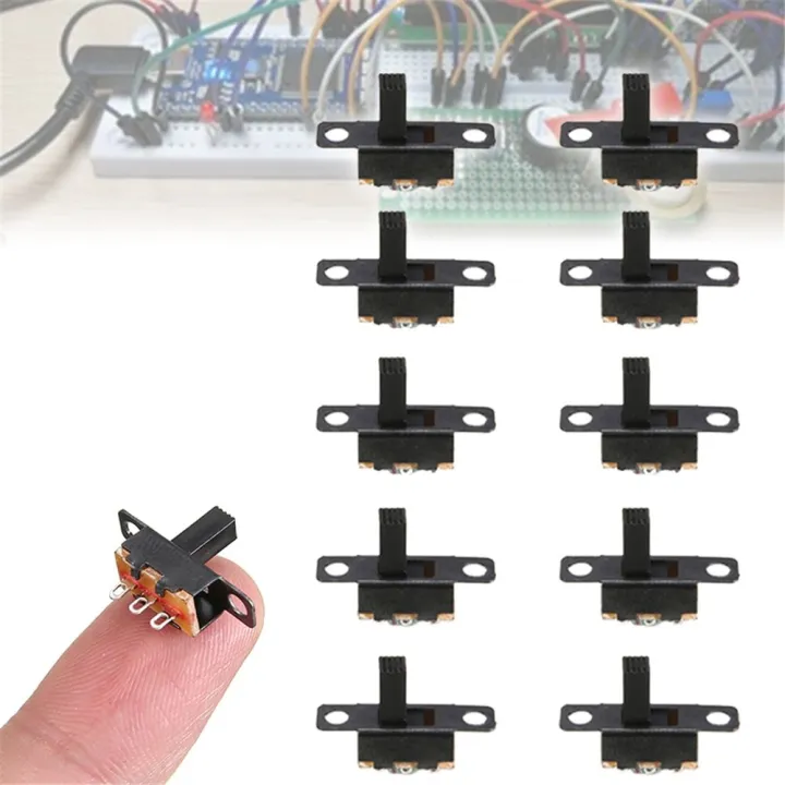 IUYJN 20Pcs Small 3 Pin Black ON-Off Miniature Slide Toggle Switch ...
