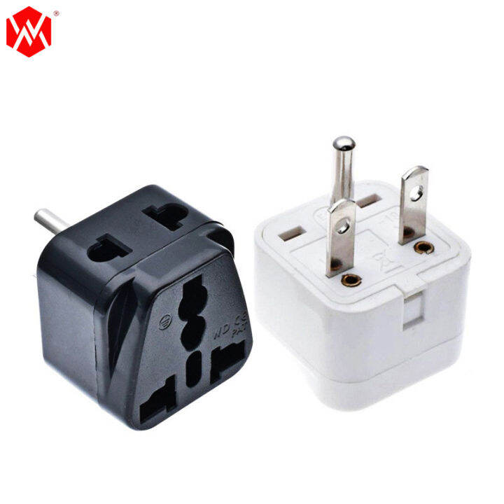 WM-200 3-pin American(US) rotatable plug to 2-position 5-hole multi ...