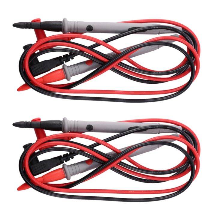 2 Pair Cord Tester Cable for Voltmetre Ohmmeter Multimeter Amperemetre ...