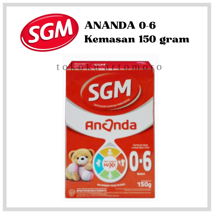 SGM Ananda Tahap 1 Kemasan Box 150 gram - Susu Bayi Baru Lahir ...