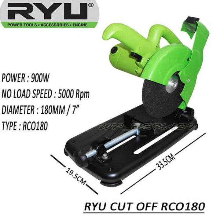 NEW PROMO Mesin Potong Besi 7 in Cut off 7" RCO 180 RYU Japan ORIGINAL ...