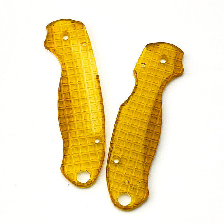 Sctrading888 1 Pair Custom Ultem Scales for Spyderco Para 3 Ultem ...