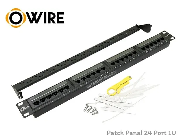 PATCH PANEL OWIRE 24 PORT 1U | Lazada.co.th