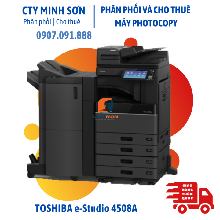 Máy photocopy TOSHIBA e-Studio 4508A - Minh Sơn Photocopy | Lazada.vn