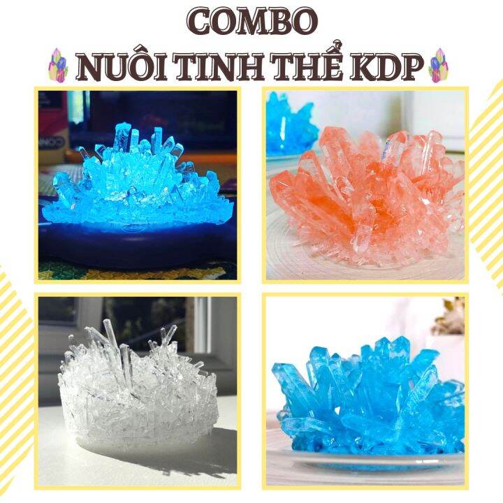 KDP - 250g - COMBO nuôi tinh thể HOA KH2PO4 kèm hướng dẫn l Tcrystalstore | Lazada.vn