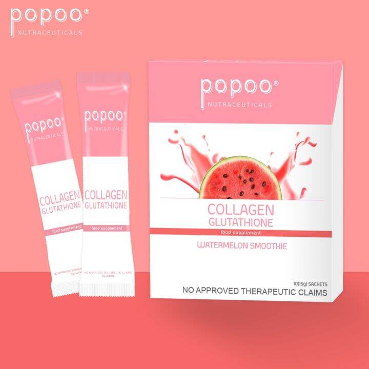 Popoo Beauty Collagen Powder Drink Healthy Hair Skin Antioxidant ...