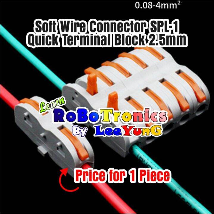 Soft Wire Connector SPL-1 Quick Terminal Block 2.5 1 Unit | Lazada