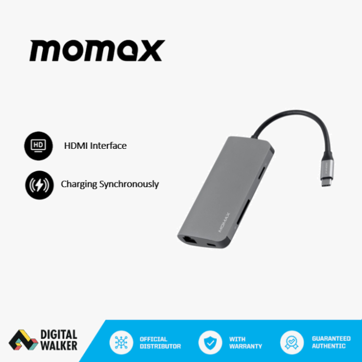 [Digital Walker] Momax Onelink 8-IN-1 Type-C Hub | Lazada PH