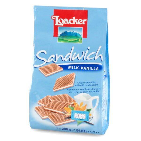 Loacker Sandwich Milk - Vanilla 200g | Lazada