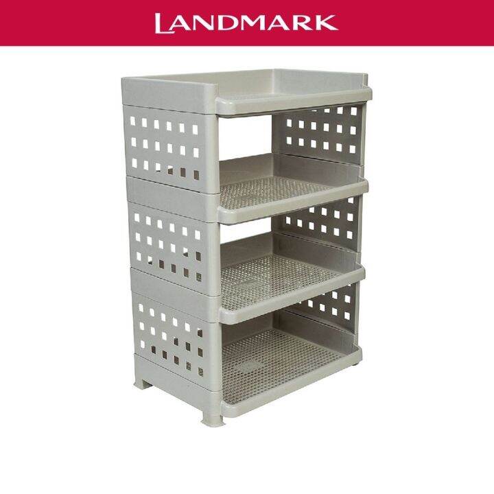 Landmark Megabox Utility Rack 4 Layer Lt.Gray | Lazada PH