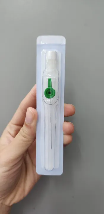 IV CANNULA / CATHETER WITH VALVE 18G GREY CANNULA BRANULA | Lazada