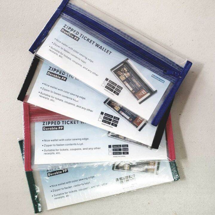 BINDERMAX Zipped Ticket Wallet 110 X 210mm | Lazada PH