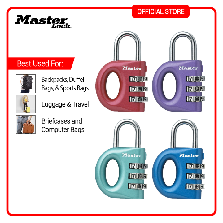Master Lock Wide Zinc Body Combination Padlock 32mm - Assorted | Lazada PH