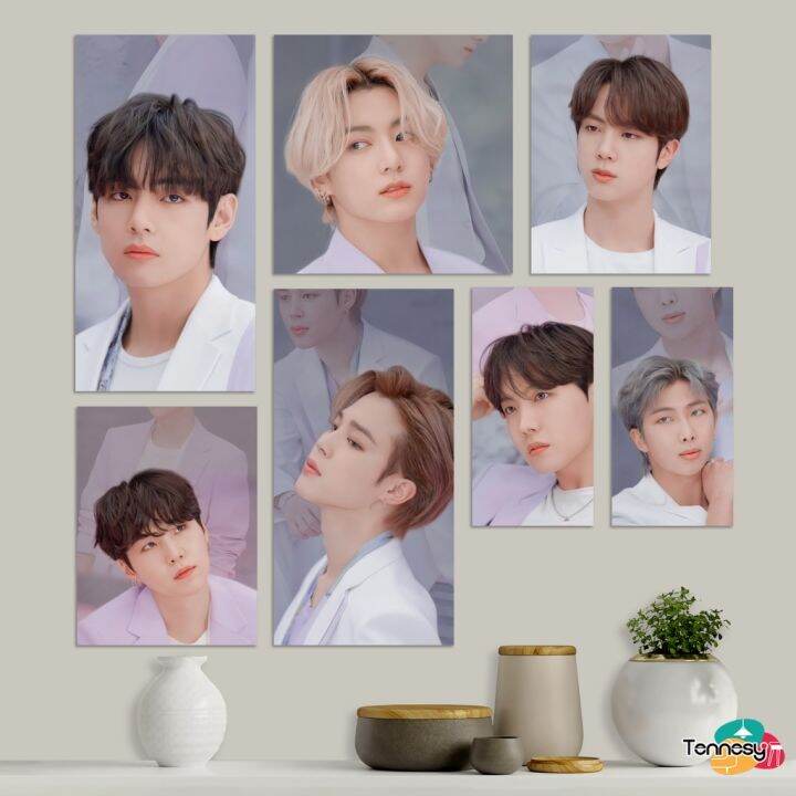 TENNESY 1 SET HIASAN DINDING BTS 7 PANEL WALL DECOR DEKORASI KAMAR ...