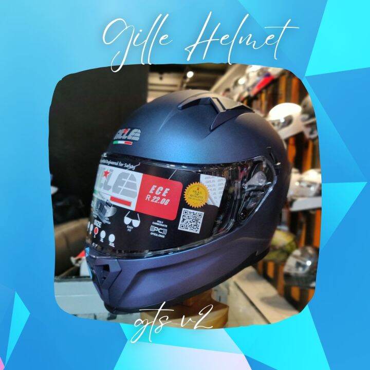 Gille Helmet GTS V2 CHAMELEON Motorcycle Helmets Full Face Dual Visor ...