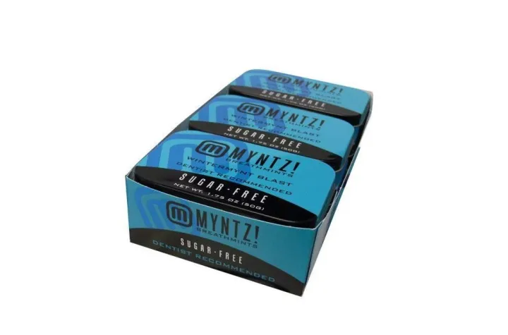 Dentist Recommended MYNTZ! Brand Mints - Wintermynt Blast Wintergreen ...