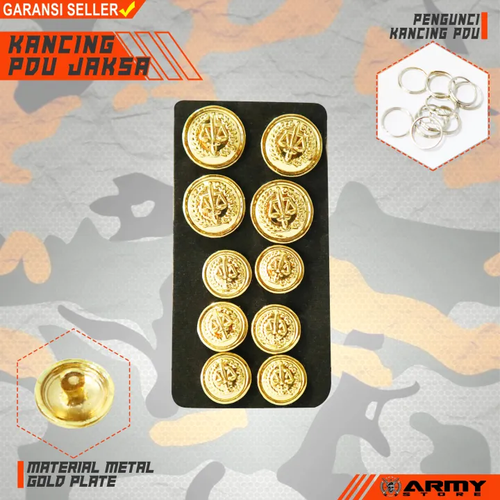 kancing pdu kejaksaan | Lazada Indonesia