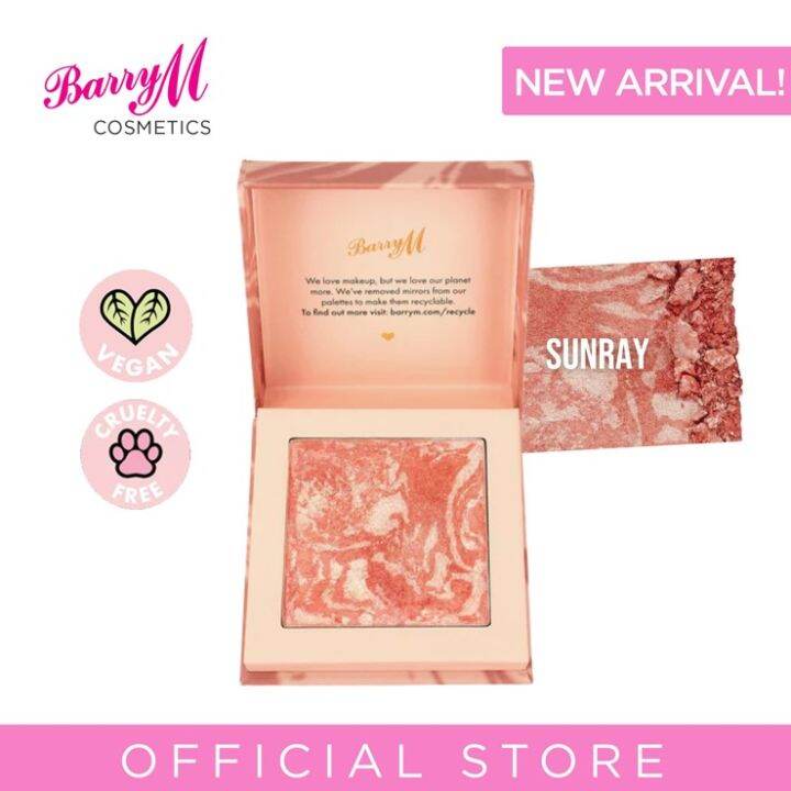 Barry M Heatwave Baked Marbled Blush - Sunray | Lazada PH