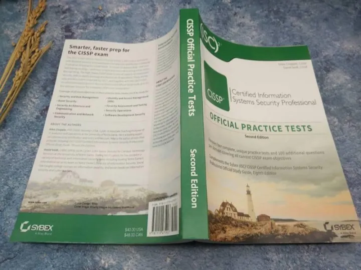 Physical Book/cissp Official (ISC) 2 Practice Tests 044 W Paper Books ...