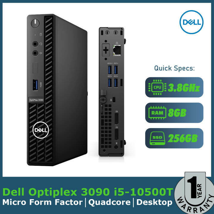 Intel Core I5-10500T│10th Gen Dell Optiplex 3000 MFF/8G/1TB HDD 256G SSD│Dell Optiplex 3000 Mini ...