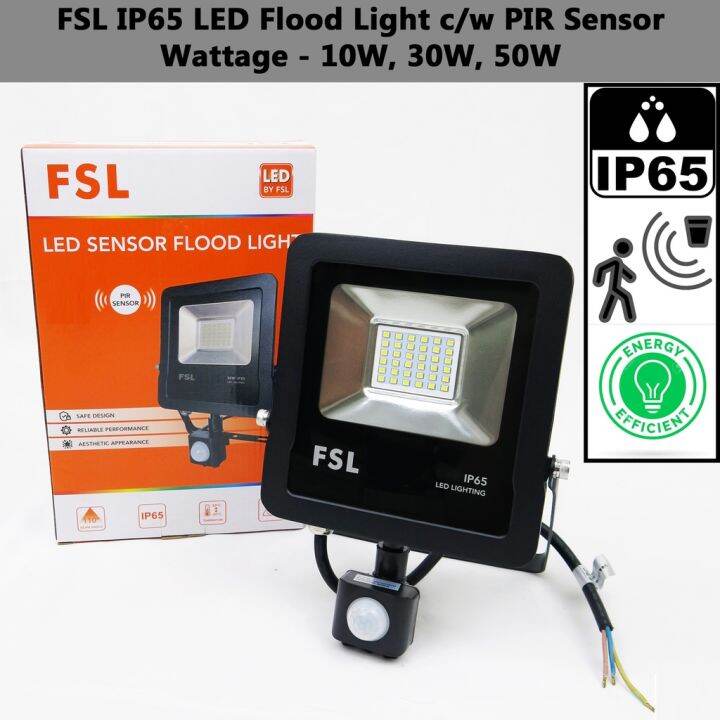 FSL FCS068A1 [10W/30W/50W] Outdoor Weatherproof SMD LED Flood Light ...