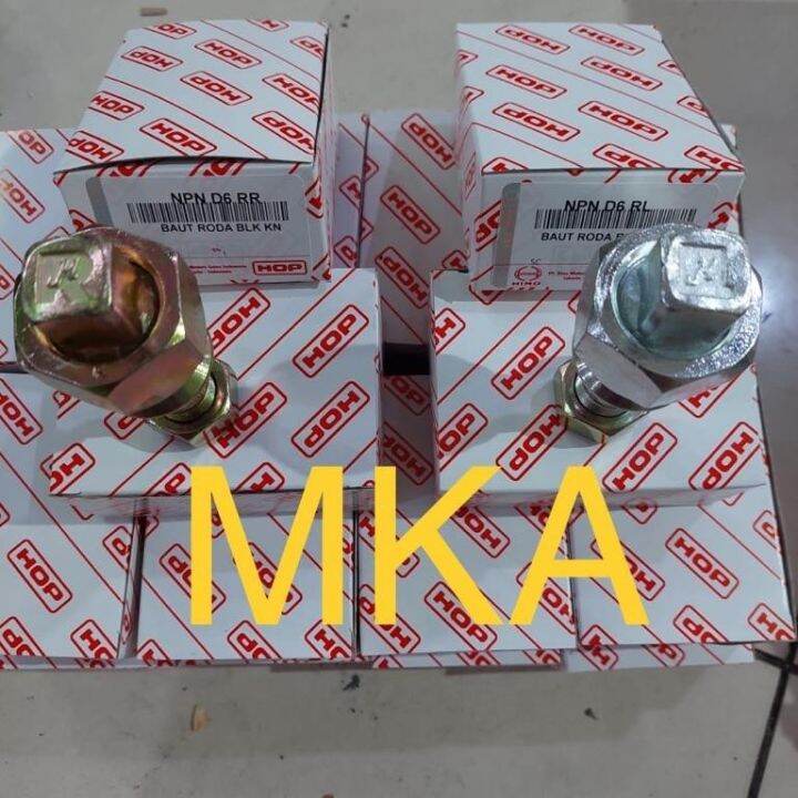 SATU SET BAUT RODA BELAKANG HT125 BAUT RODA BELAKANG HINO DUTRO DYNA ...