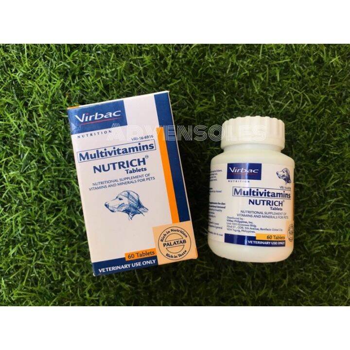 Virbac Nutrich Tablets Multivitamins 60 Tabs | Lazada PH Virbac Nutrich Tablets Multivitamins 60 Tabs | Lazada PH