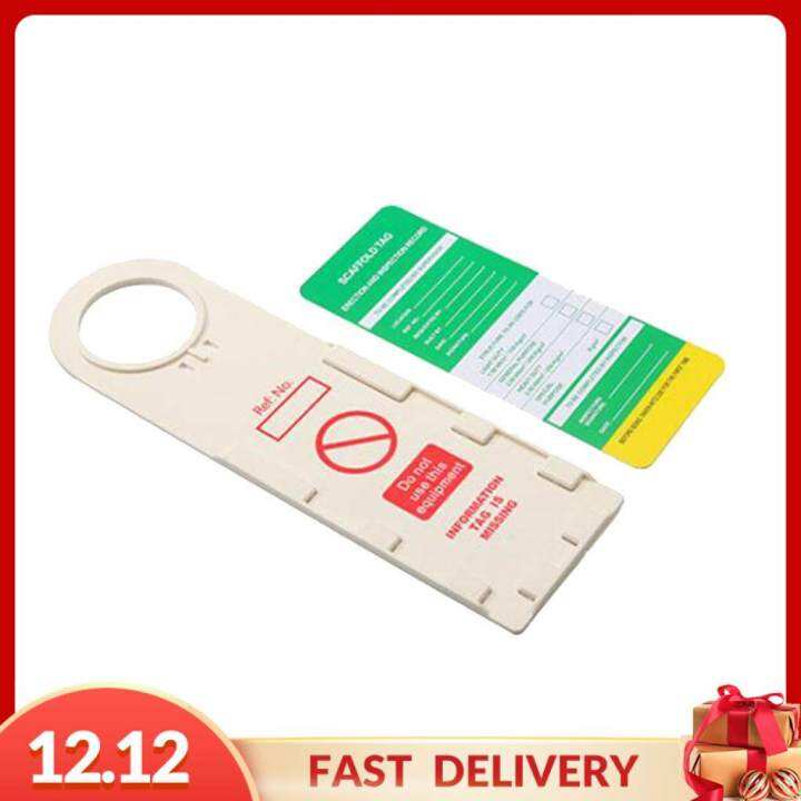 Aayang Scaffold Security Accident Prevention Tags & Holder Safety ...