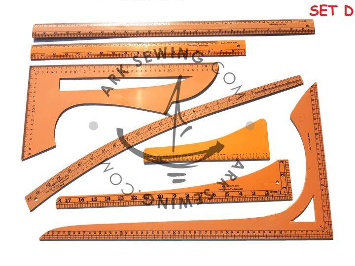TAILORING RULER SET / PEMBARIS JAHIT PLASTIC | Lazada