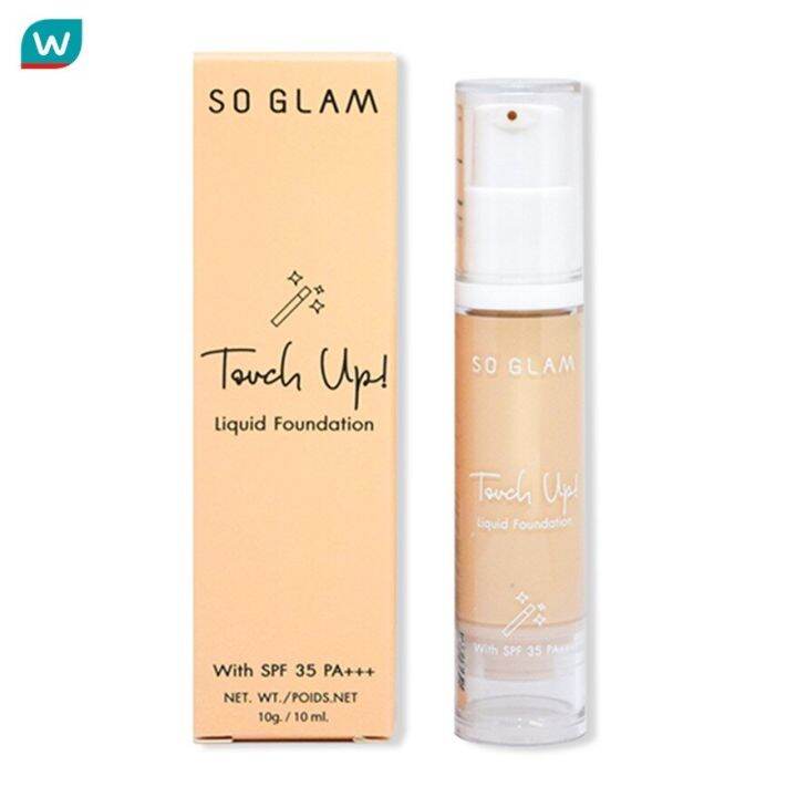 So Glam โซ แกลม ทัช อัพ ลิควิด ฟาวน์เดชั่น 10ก. 02 แฟร์ เบจ | Lazada.co.th