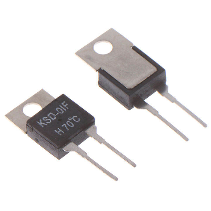 LngBo 2Pcs Normally Open Thermal Switch Temperature Sensor Thermostat ...