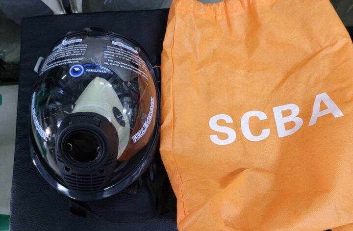 Breathing Apparatus Mask + Demand Valve Fang Zhan / SCBA Spare Part ...