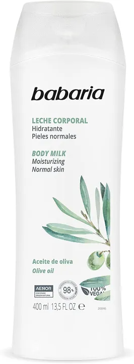 Babaria 100% VEGAN -Moisturizing Body Milk with Olive Oil - 400ml ...