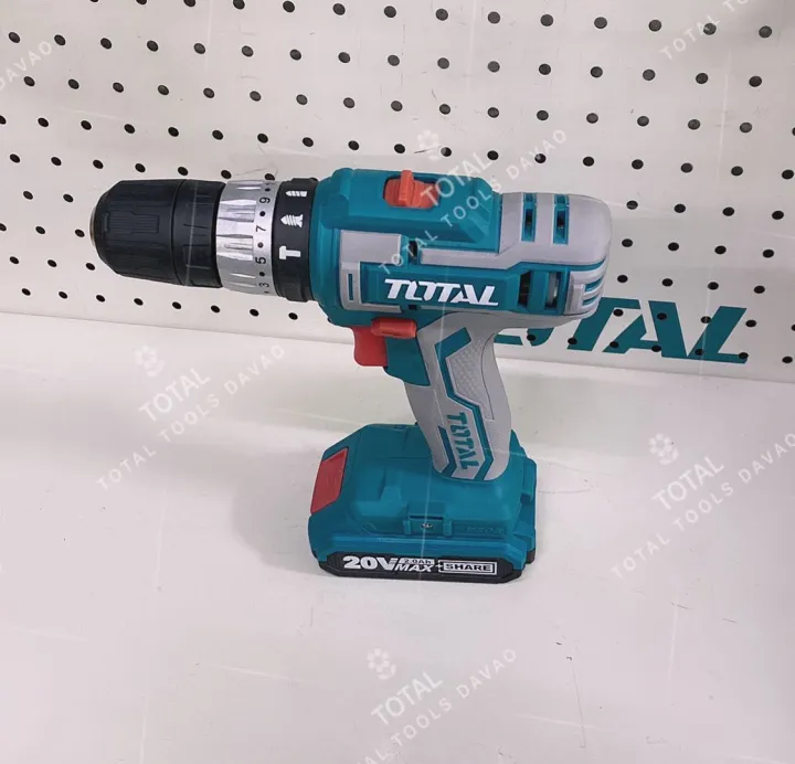 TOTAL lithium impact drill 20v 10mm set TIDLI200215 SS industrial ...