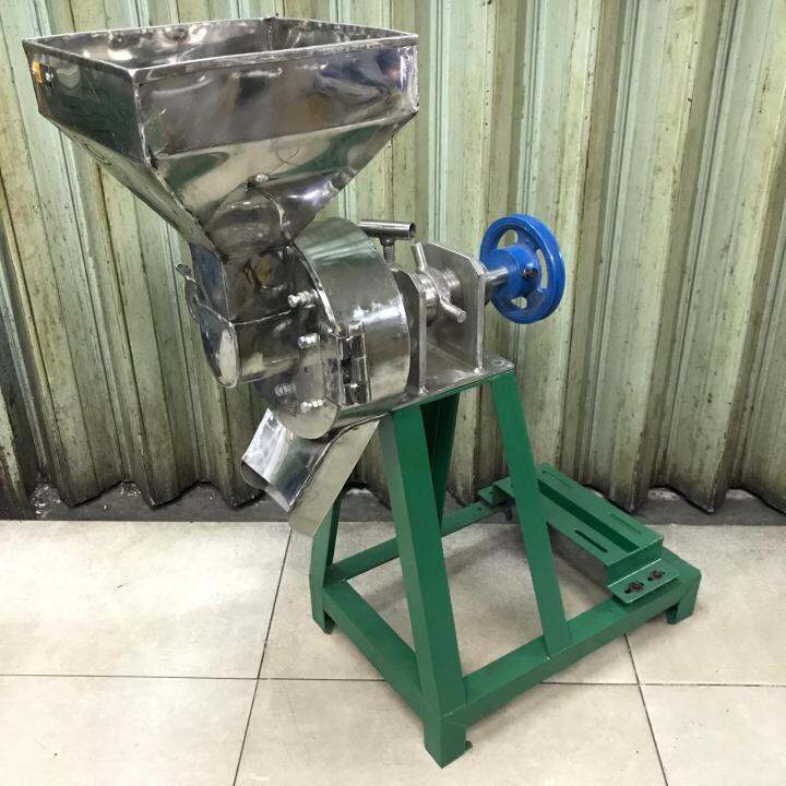 Mesin Gilingan Bumbu/Cabai Stainless merk GANESHA ukuran 8 inch ...