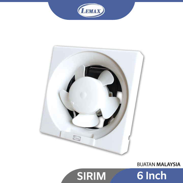 LEMAX 6" 8" 10" 12" Inch Exhaust Fan Wall Ventilation Fan Kipas Ekzos ...