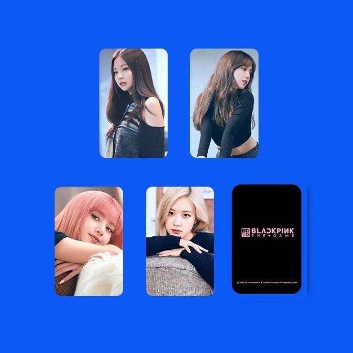 Blackpink The Game COEX Ktown4u PhotoCards Lisa Jisoo Rose Jennie BPTG ...