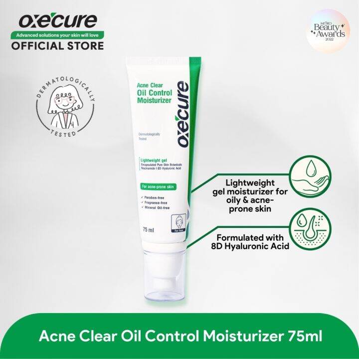 Oxecure Acne Clear Oil Control Moisturizer 75ml | Lazada PH